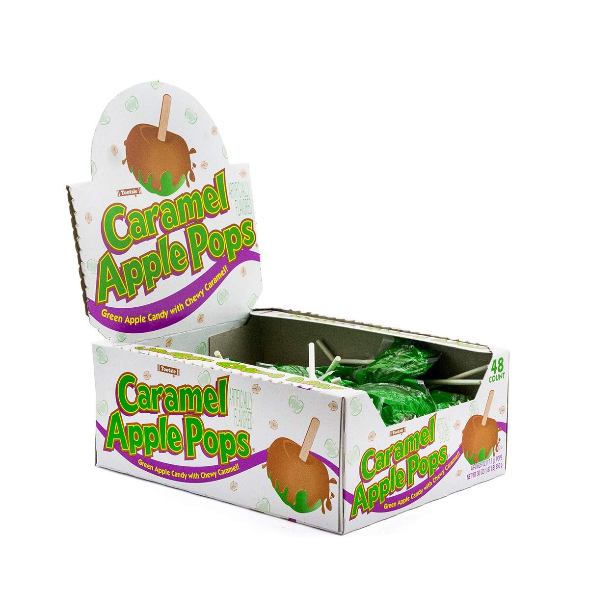 Tootsie Caramel Apple Pops Lollipops - All City Candy