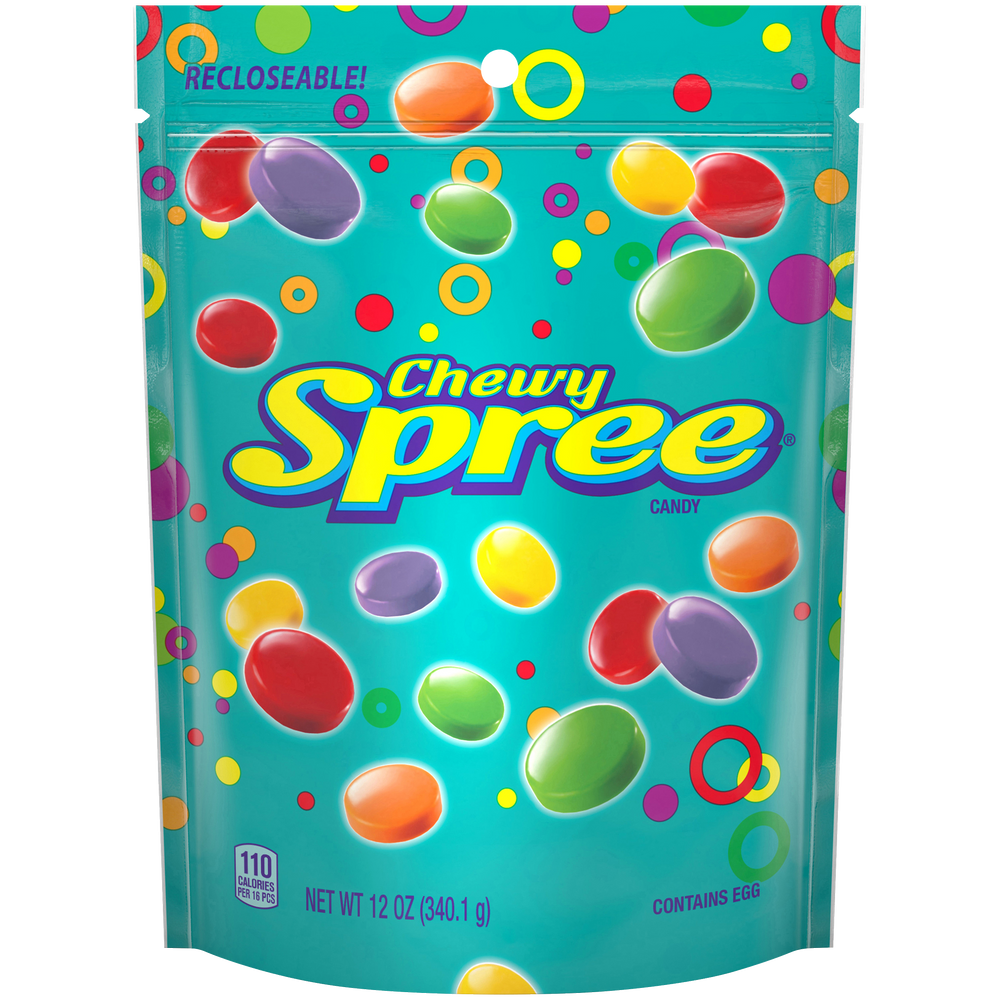 Chewy Spree Candy - 12-oz. Resealable Bag - All City Candy