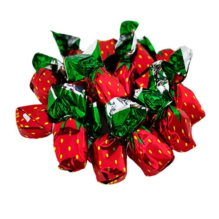 Colombina Filled Strawberry Delight Hard Candy - 5 LB Bulk Bag - All ...
