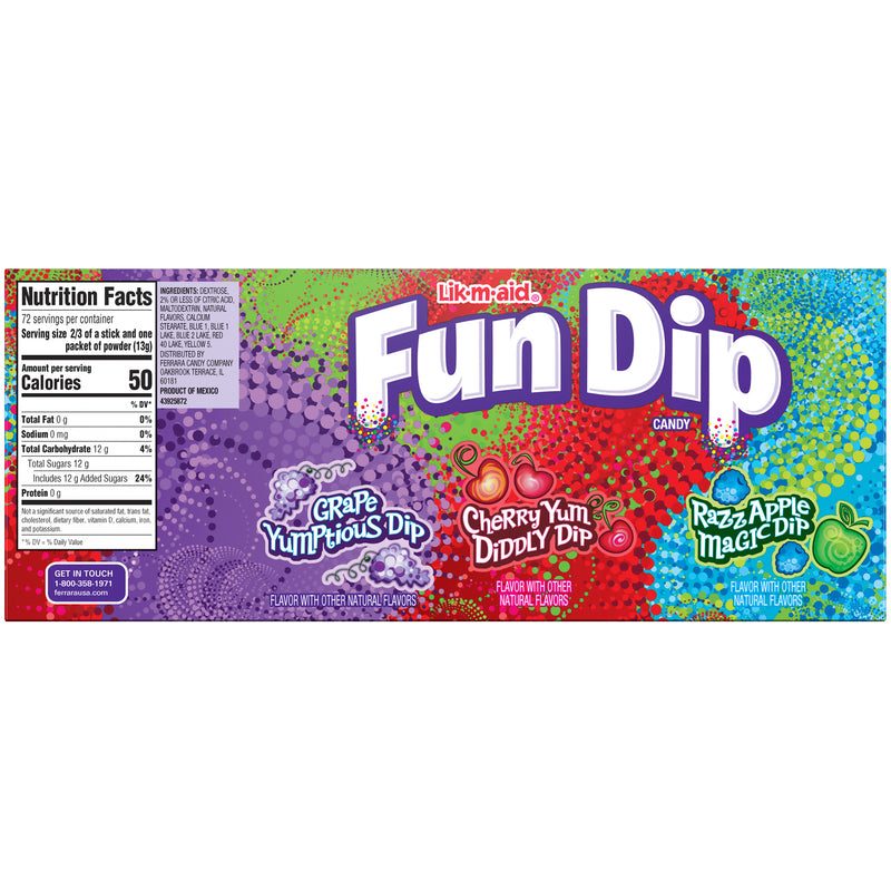 Lik-m-aid Fun Dip Candy - 1.4-oz. Pack - All City Candy
