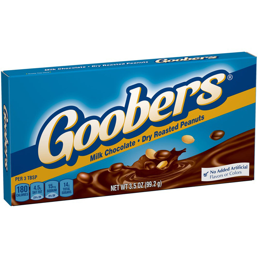 Goobers Chocolate Covered Peanuts - 3.5-oz. Theater Box - All City Candy
