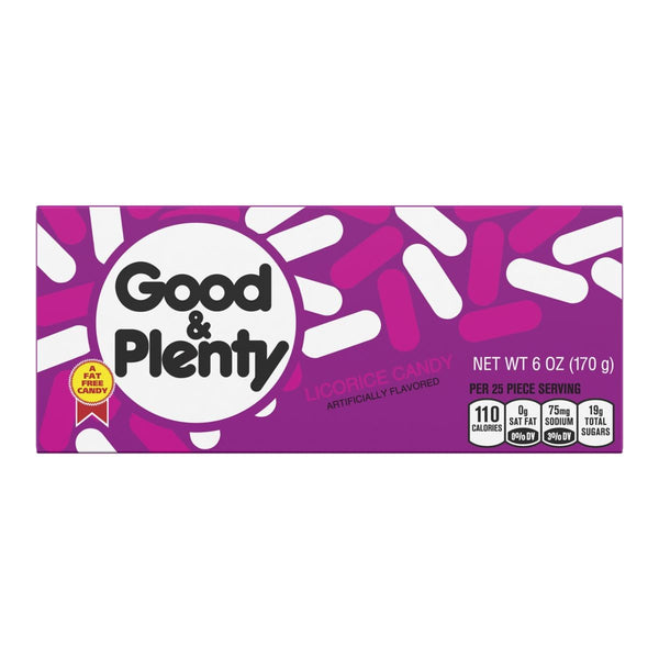 Good & Plenty Licorice Candy - 6-oz. Theater Box - All City Candy