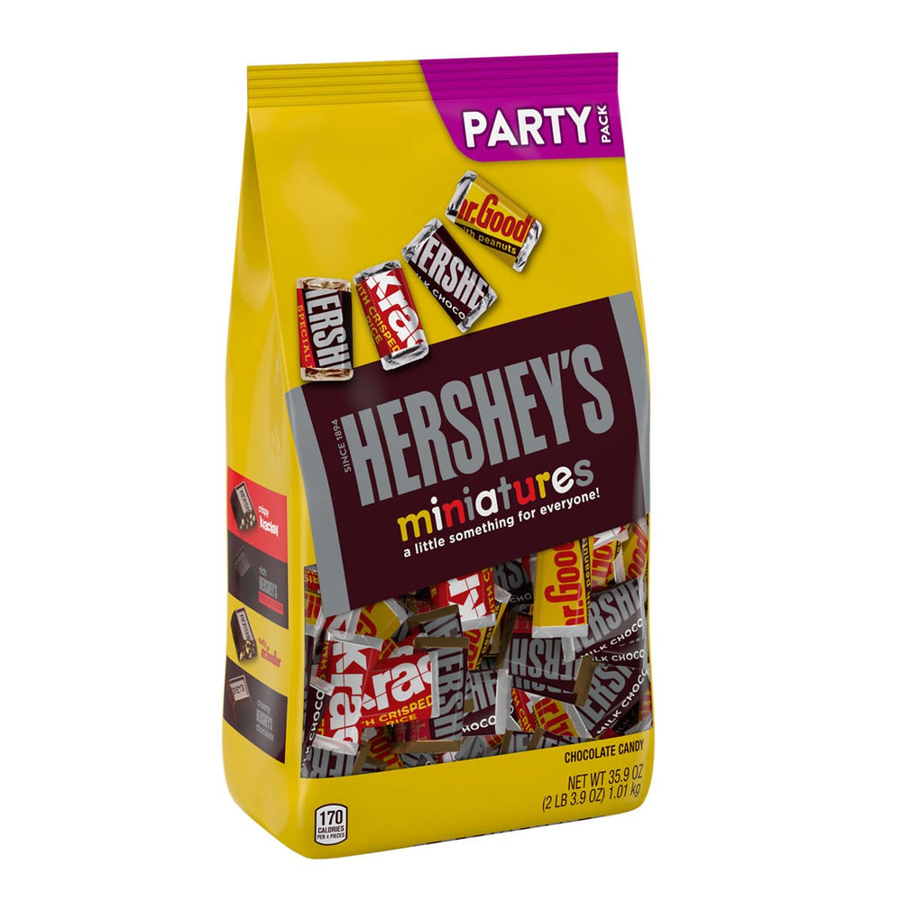 Hershey's Miniatures Candy Bars Party Pack - 35.9-oz. Bulk Bag - All ...