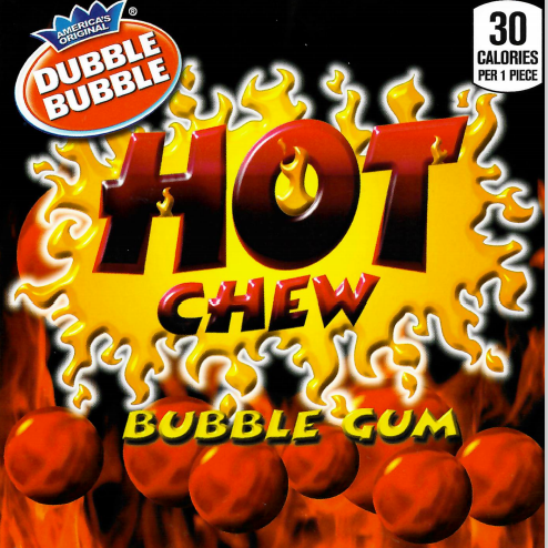 Dubble Bubble Hot Chew Cinnamon - Bulk Bags - All City Candy