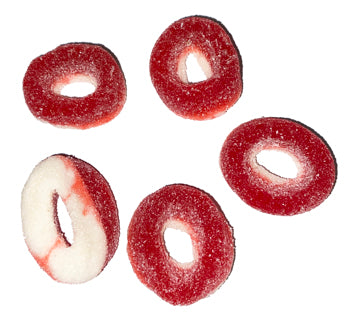 Kervan Gummy Cherry Rings 5 LB Bulk Bag - All City Candy