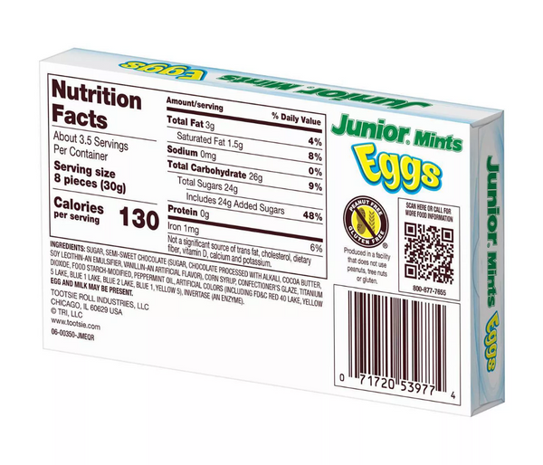 Junior Mints Easter Eggs 3.5 oz. Box - All City Candy