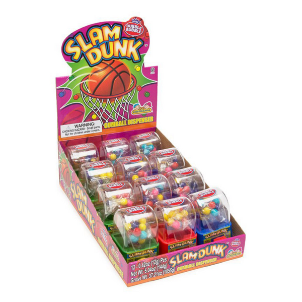 Dubble Bubble Slam Dunk Gumball Dispenser - All City Candy