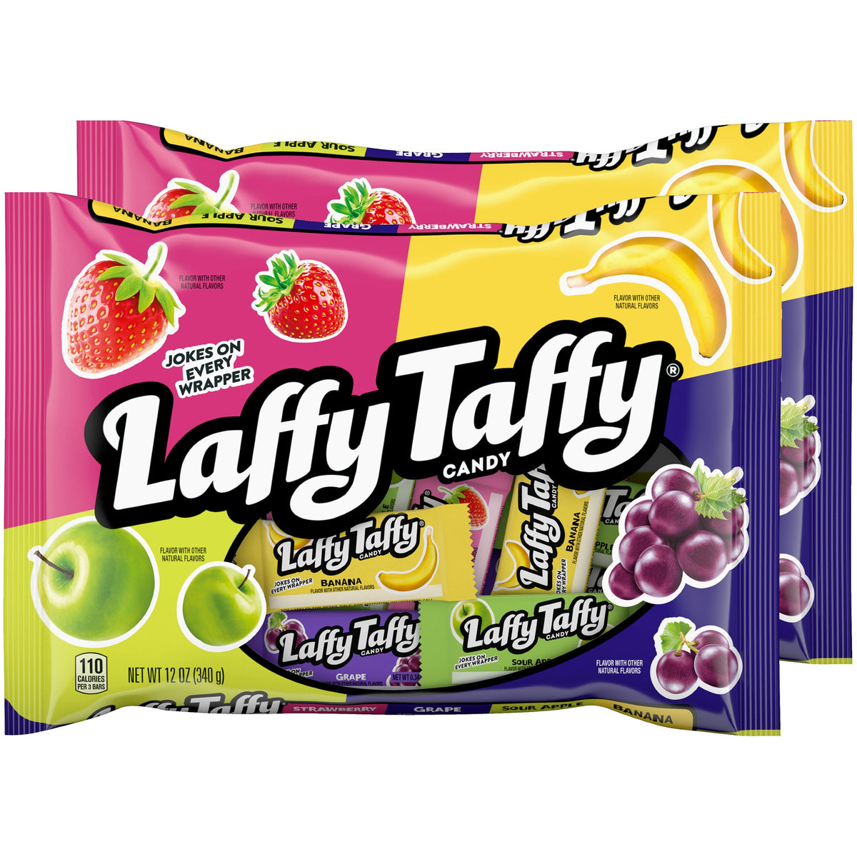 Laffy Taffy Assorted Mini Bars - 12-oz. Bag - All City Candy