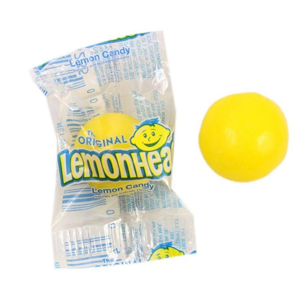 Lemonhead Lemon Candy, Medium Wrapped - Bulk Bags - All City Candy