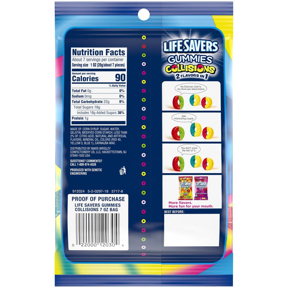 Life Savers Gummies Collisions - 7-oz. Bag - All City Candy
