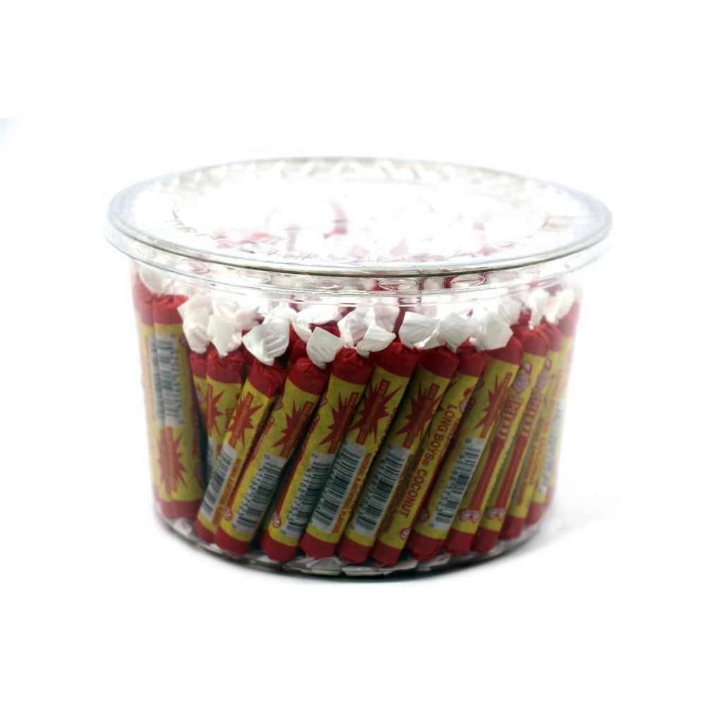 Atkinson's Coconut Long Boys 130 pc. Tub - All City Candy