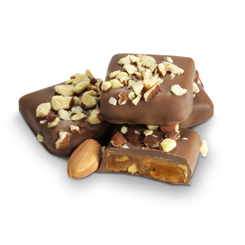 Milk Chocolate Toffee with Almonds - 1 LB Box - All City Candy