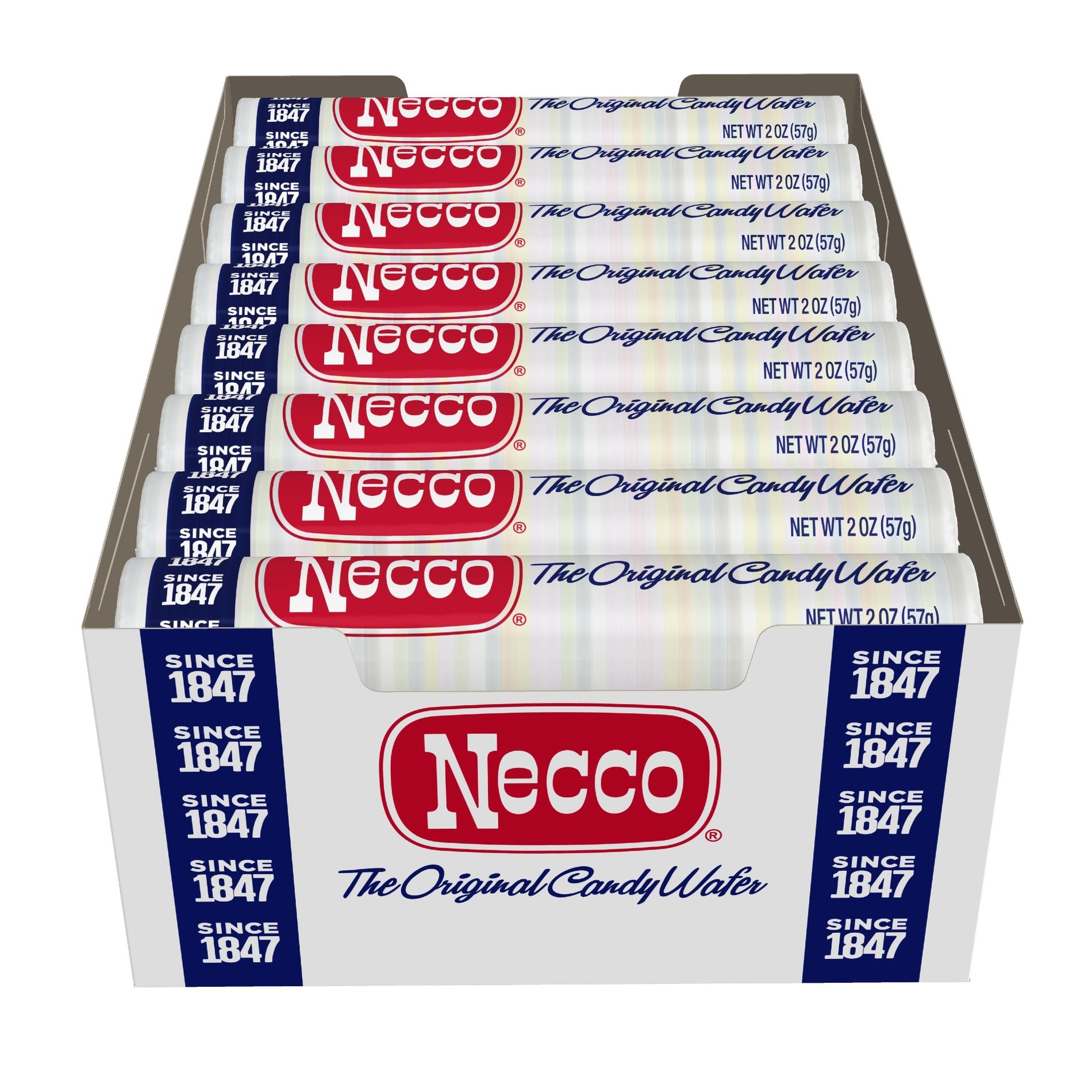 Necco Wafers Assorted Flavors - 2-oz. Roll - All City Candy