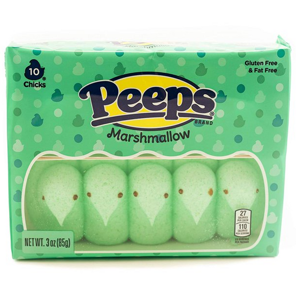 Peeps Colors Marshmallow Chicks 10 Packs - All City Candy