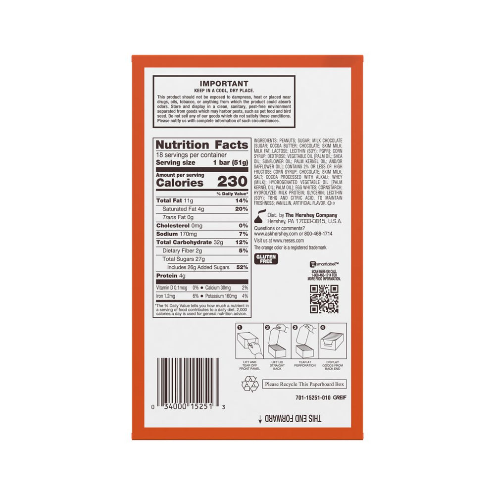 Reese's Fast Break Candy Bar 1.8 oz. - All City Candy