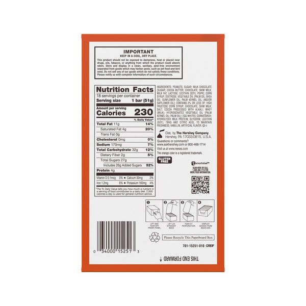 Reese's Fast Break Candy Bar 1.8 oz. - All City Candy