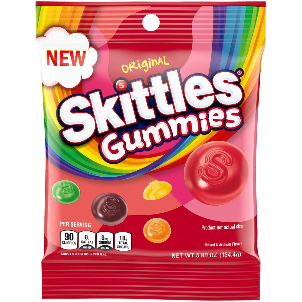 Skittles Original Bite Size Candies Fun Size Bags Bulk Bags - All City ...