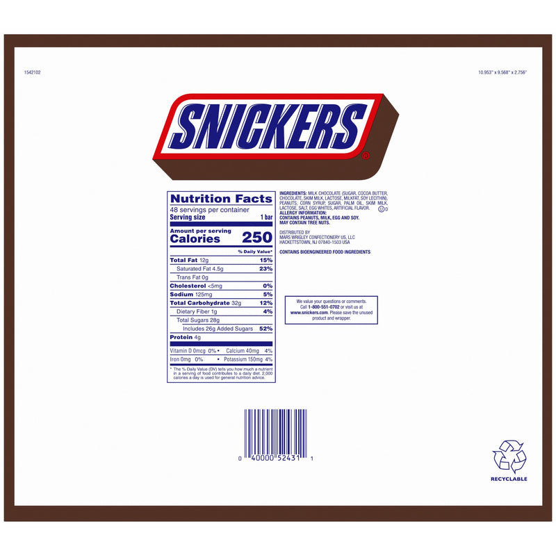 Snickers Candy Bar 1.86 oz. - All City Candy