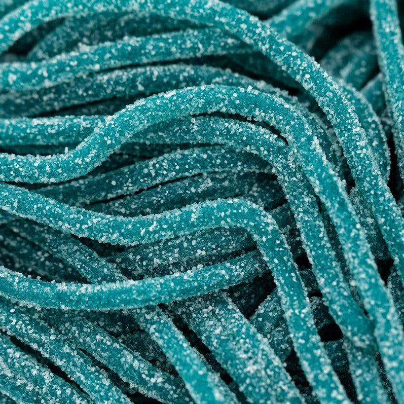 Gustaf's Sour Blue Raspberry Licorice Laces - 2 LB Bag - All City Candy