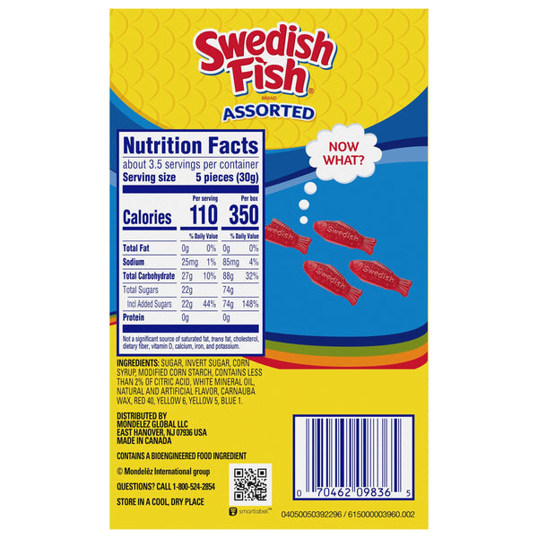 Swedish Fish Assorted Soft & Chewy Candy - 3.5-oz. Theater Box - All ...