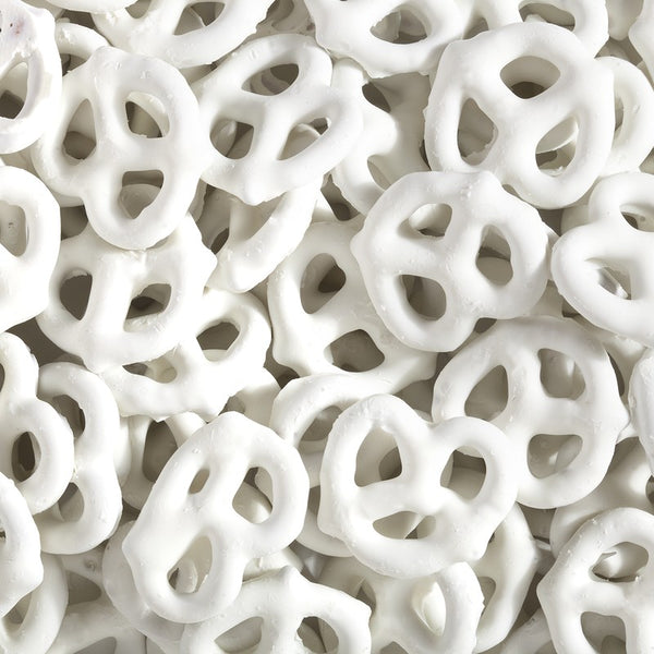 White Frosted Pretzels Bulk Bags - All City Candy