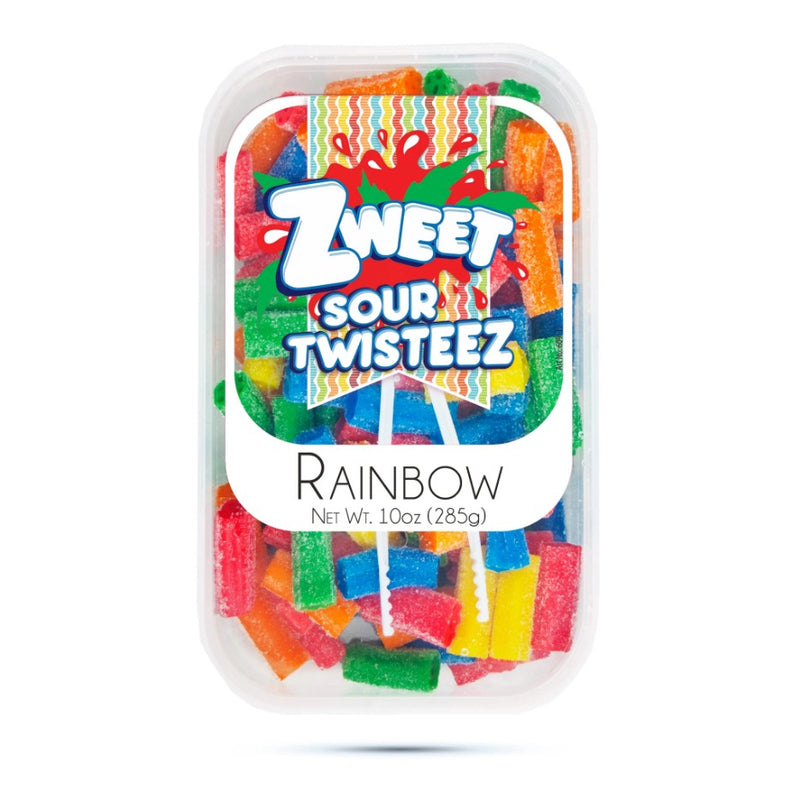 Zweet Rainbow Sour Gummies 10 oz. Tub - All City Candy